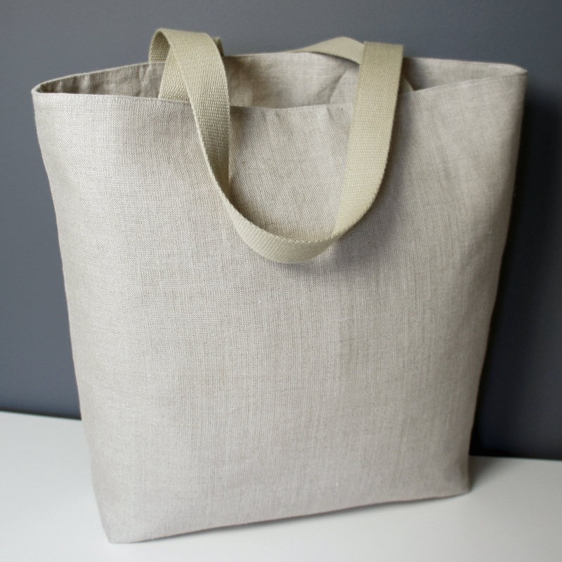 Sac en lin - Sac cabas en lin - Tote bag